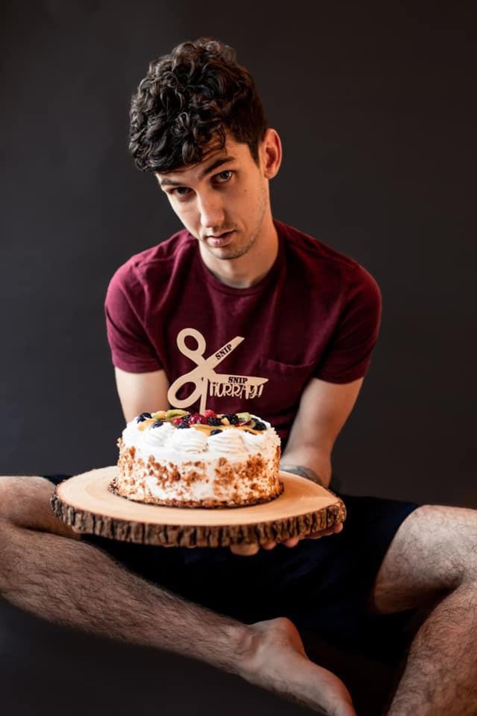 Funny Vasectomy Wooden Cake Topper Snip Snip Hooray Cake | Etsy