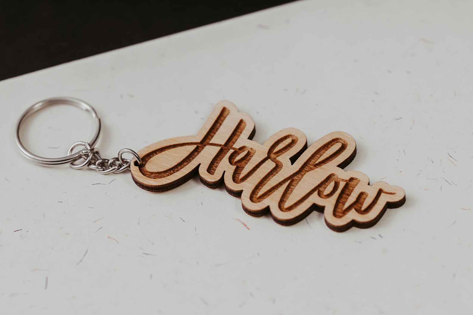 Custom Wooden Name Keychain Backpack Tag Kids Gift for Her ...
