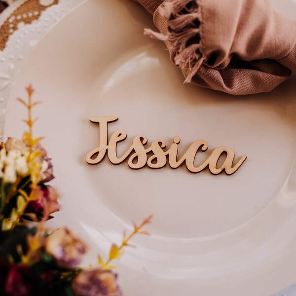Name Place Setting - Etsy