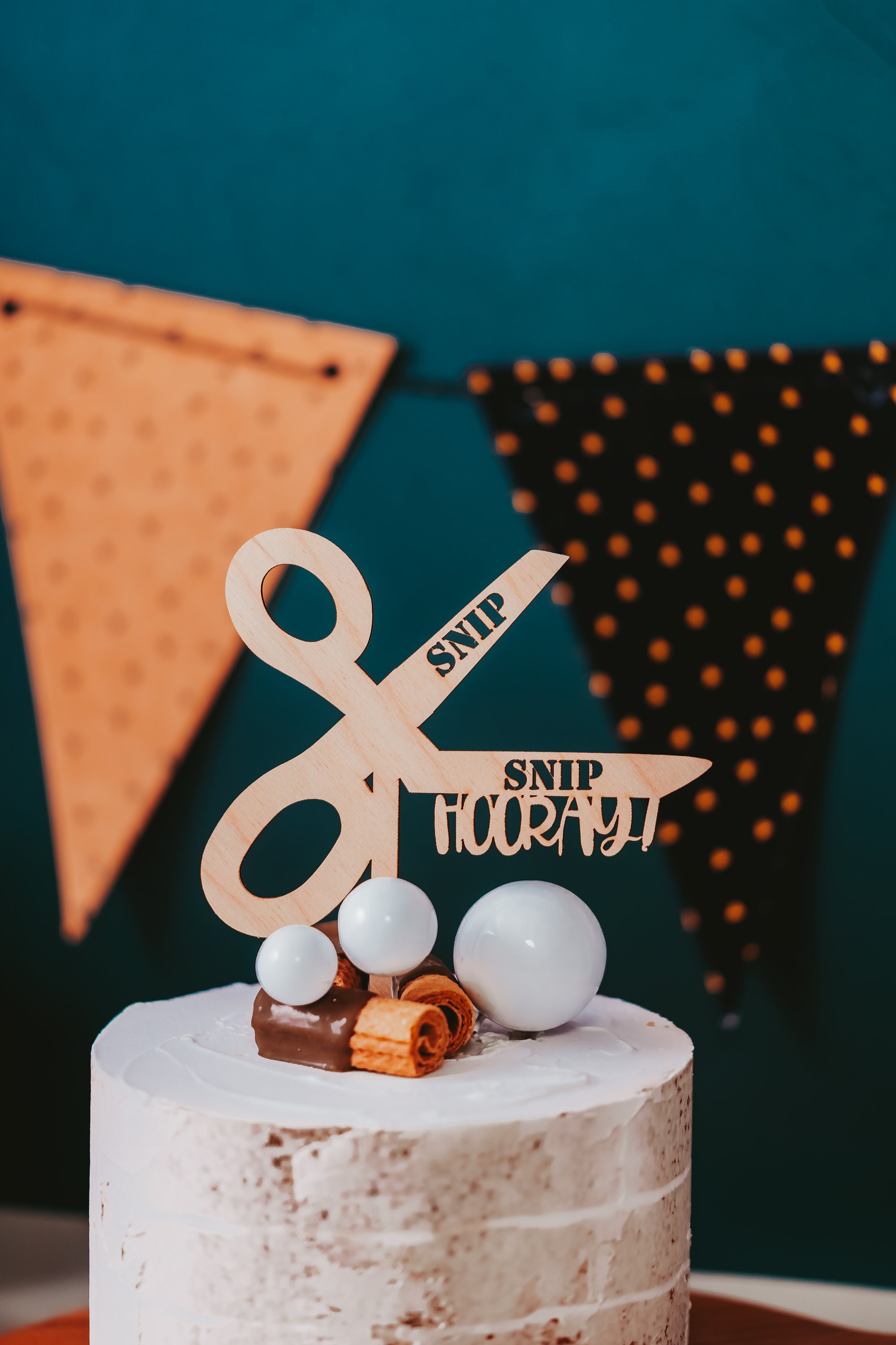 Funny Vasectomy Wooden Cake Topper, Snip Snip Hooray Cake Topper ...