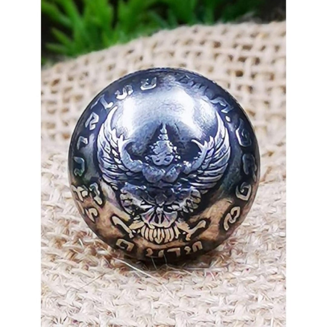 Garuda Amulet Old Coin King 9th Rama B.e 1974 Thai Amulet Garuda ...