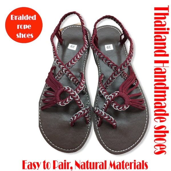 Rope Sandals Women - Etsy