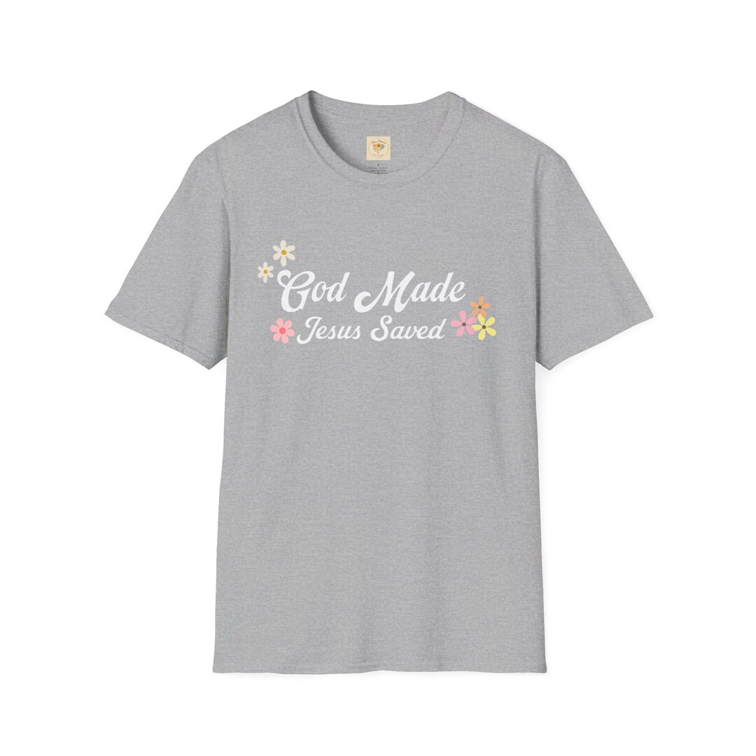 God Made Jesus Saved - Etsy