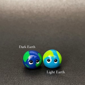 Adorable Tiny Earth Figurine Globe Buddies - Etsy