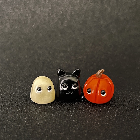 Itty Bitty Halloween Figurine Collection Tiny Collectibles Etsy