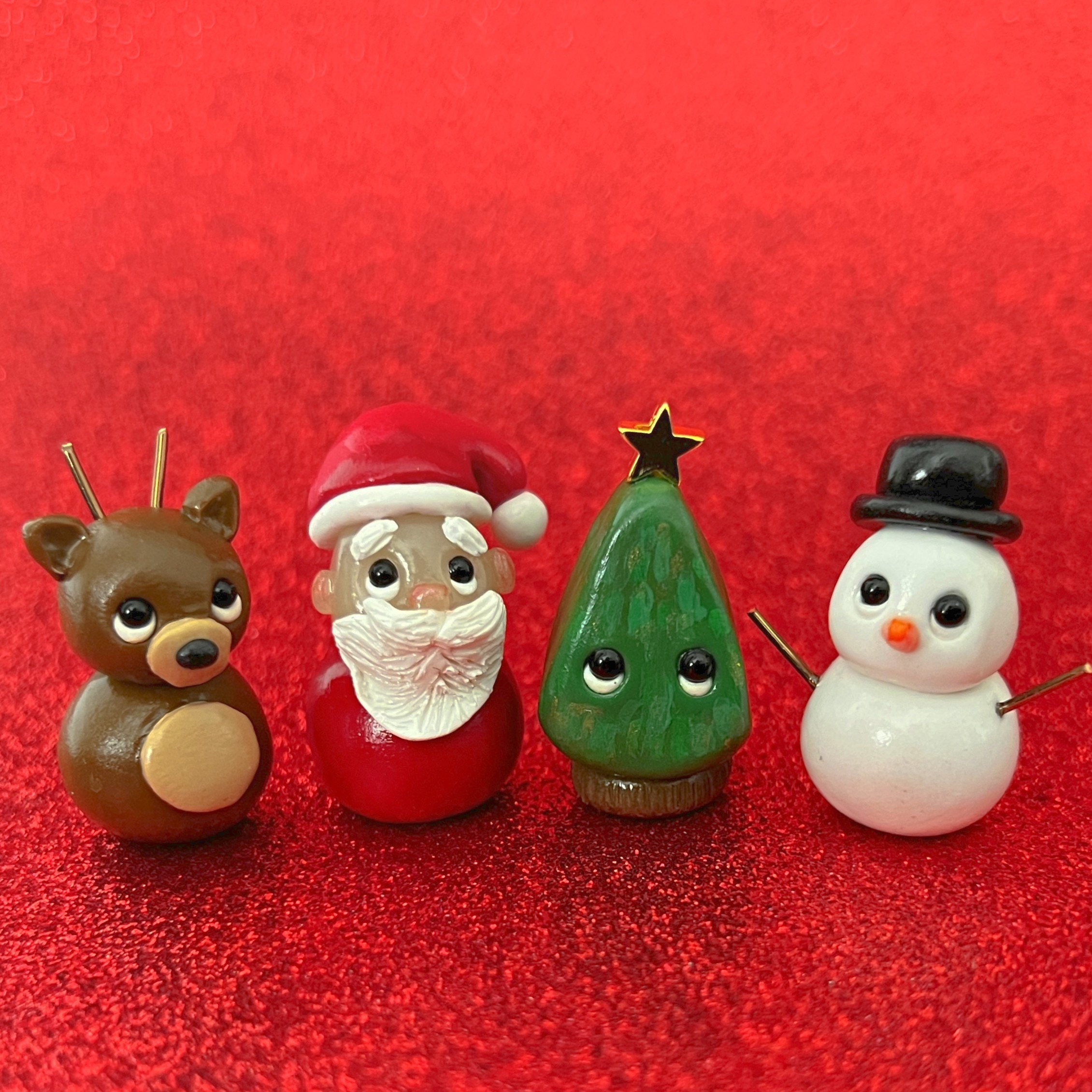 Itty Bitty Christmas Collection Festive Collectibles - Etsy