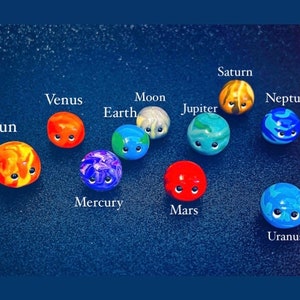 Teeny Tiny Planet Collection Adorable Mini Figurines - Etsy