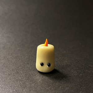 Tiny Glow in the Dark Candle Figurines - Etsy