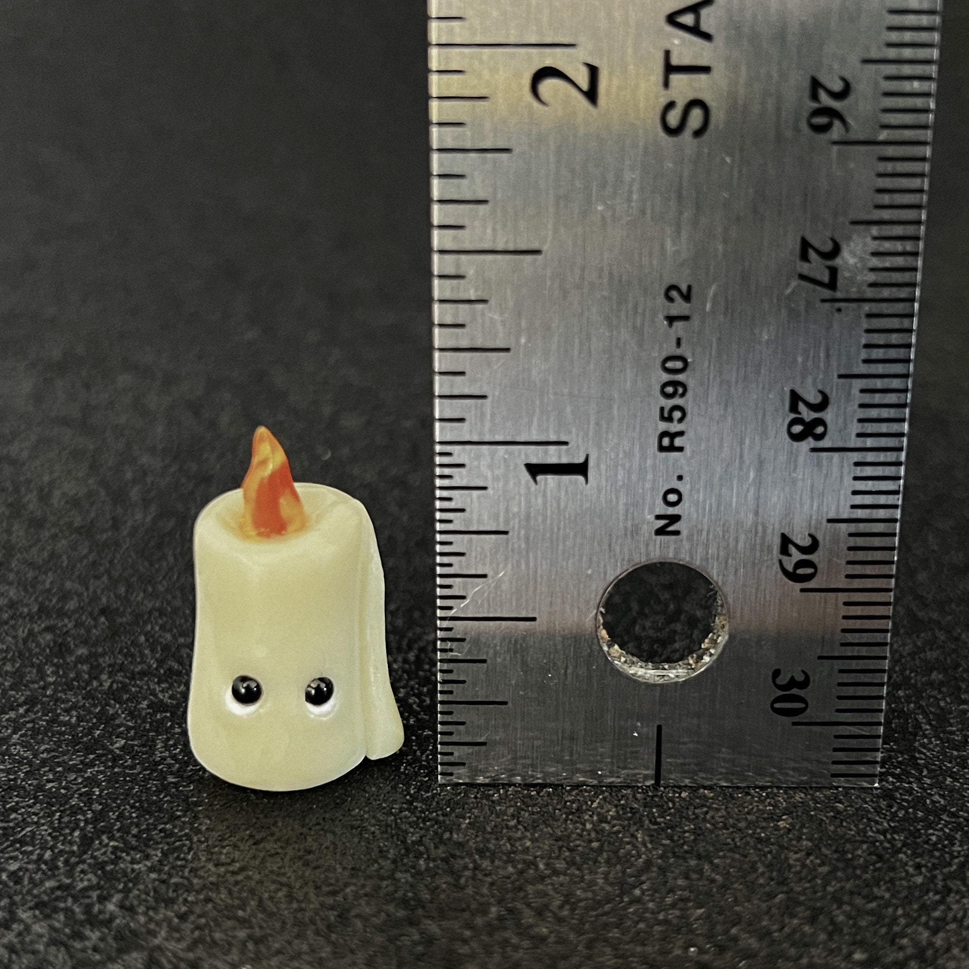Tiny Glow in the Dark Candle Figurines - Etsy