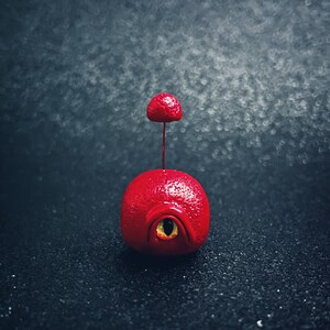 Tiny One Eyed Halloween Monsters Unique Alien Figurine Sculpture - Etsy