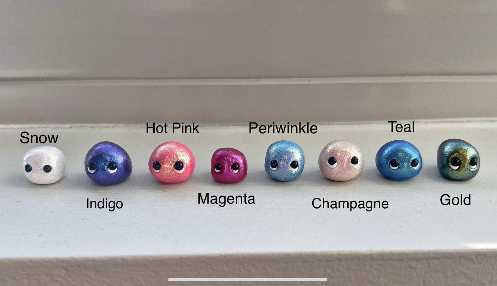 Galaxy Pebbles Teeny Tiny Adorable Metallic Shiny Collectibles - Etsy