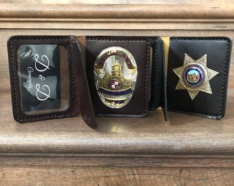 Police Badge Wallet - Etsy