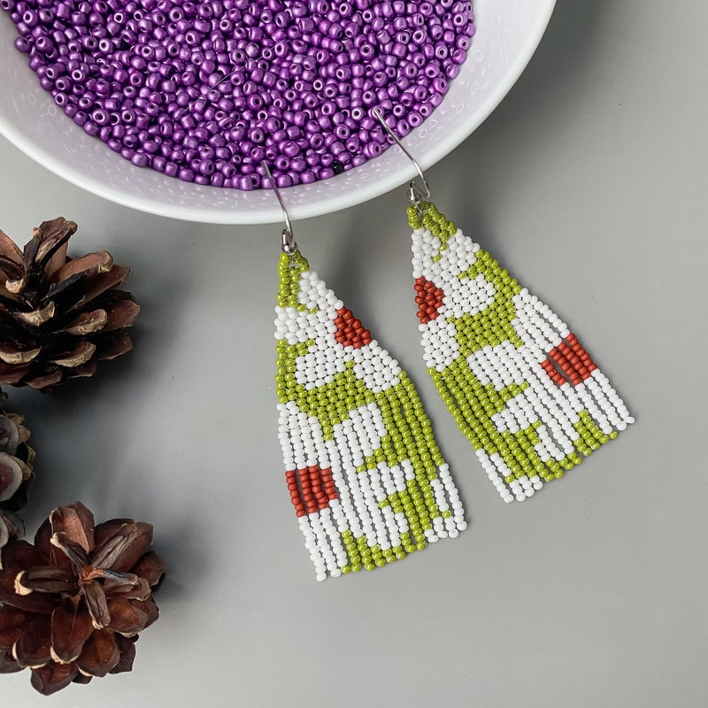 Seed Bead Earrings - Etsy