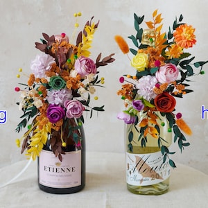 Colorful Wine Decoration Flowers,party Wine Bottle Decoration,wine ...