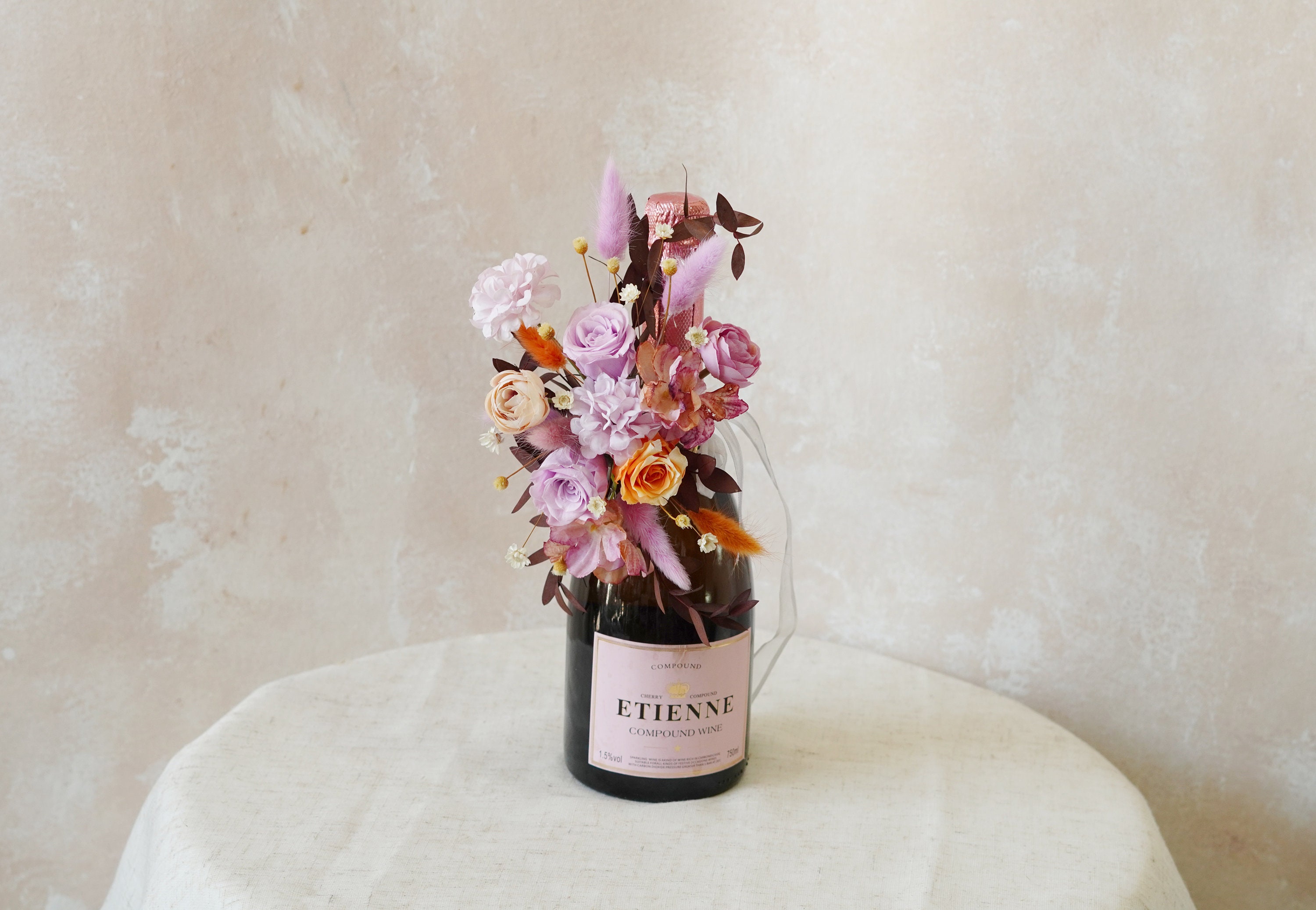 Wine Decoration Flowers,wine Bottle Bouquet,christmas Party Decoration ...