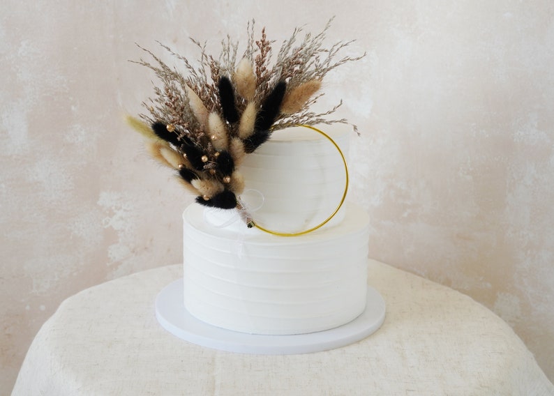 Bridal Shower,black Cake Topper Garland,black Gothic Wedding Decoration ...