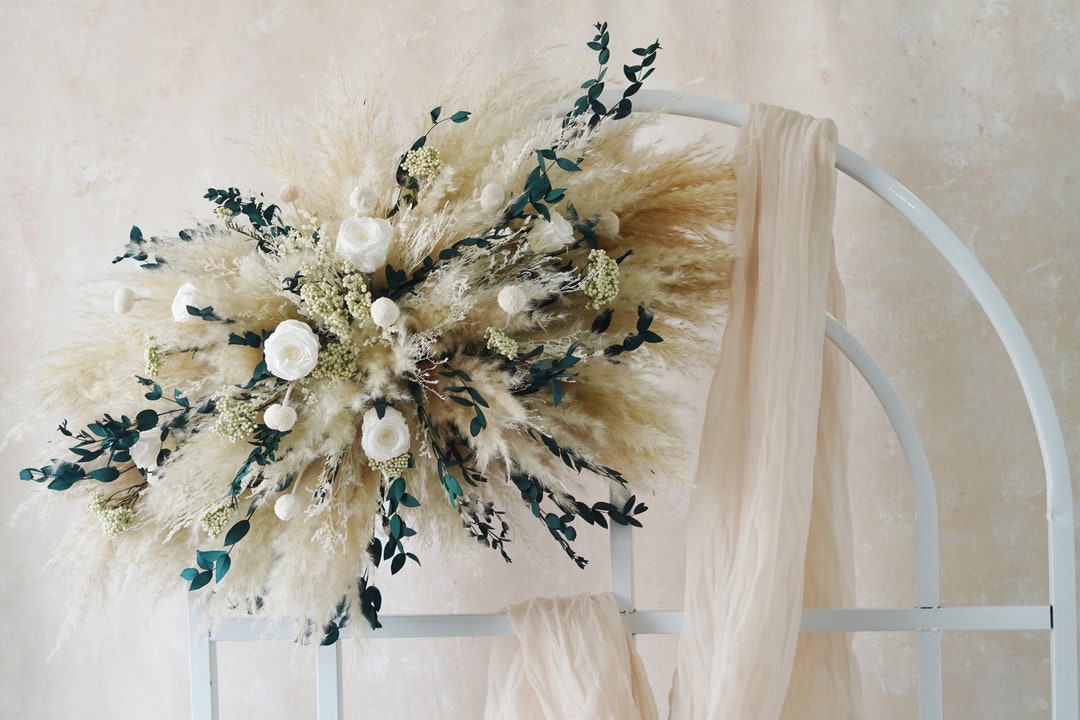 Floral Arch Arrangement,boho Wedding Arch Arrangement,rustic Wedding ...