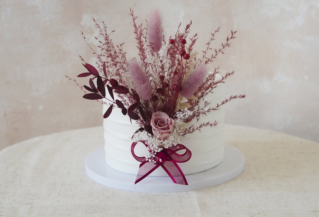 Purple Cake Topper,wedding Cake Topper,cake Decoration,rose Cake Topper ...