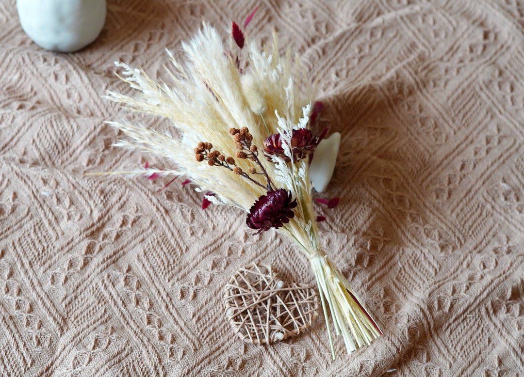 Mini Bouquet,daisy Bouquet,boho Wedding Bouquet,pampasgrass Bouquet ...