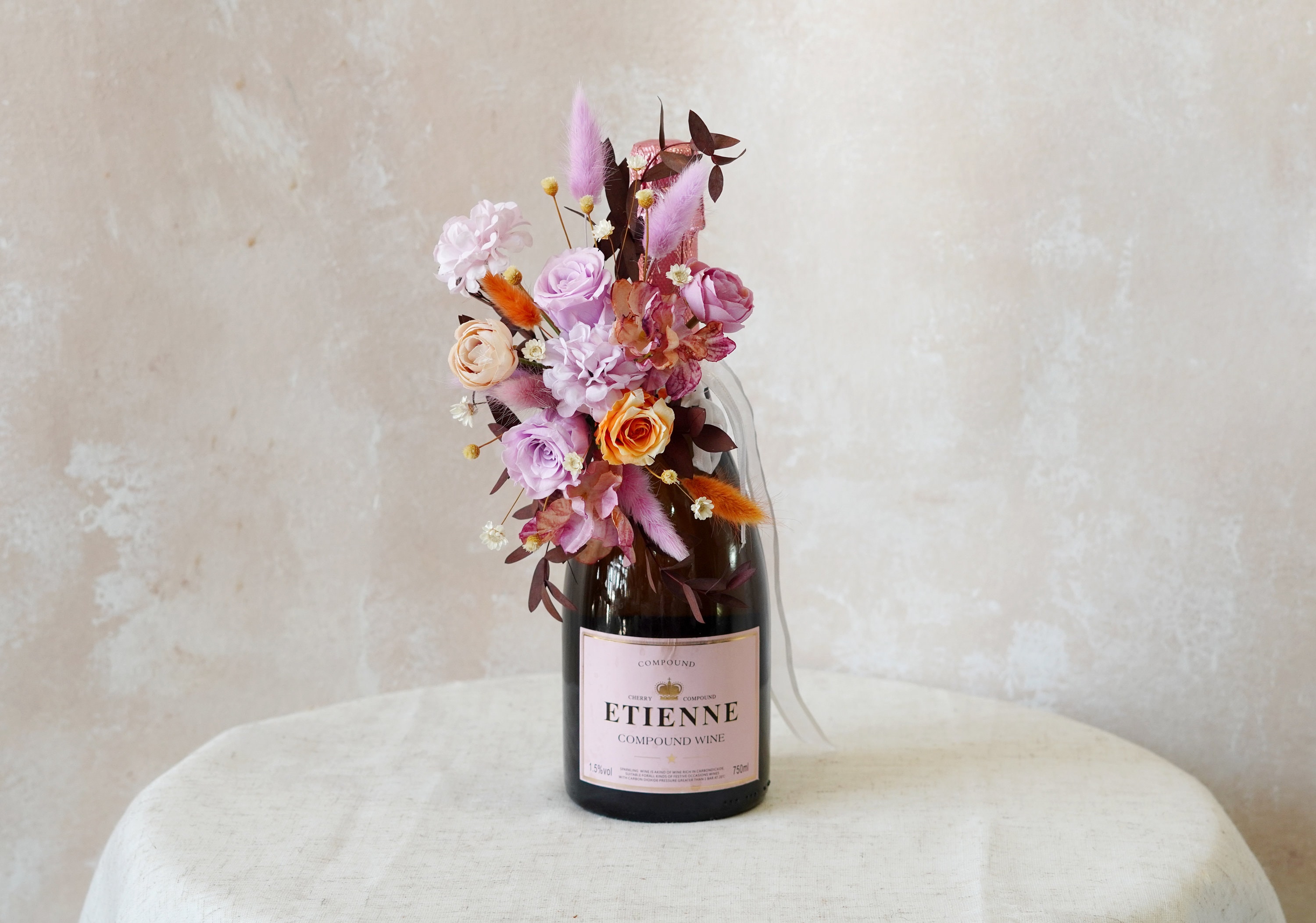 Wine Decoration Flowers,wine Bottle Bouquet,christmas Party Decoration ...