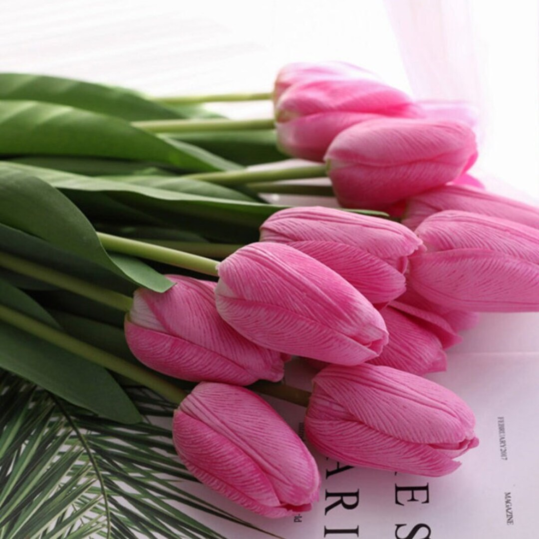 3pcs Real Touch Tulips/home Decoration Flowers/artificial Flowers ...