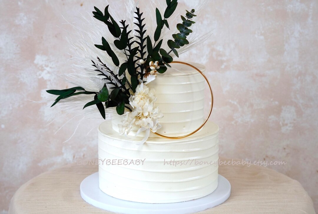 Cake Topper,green Leaf Cake Topper,cake Cake Topper,party Cake Topper ...