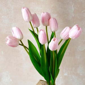 Beautiful Artificial Real Touch Tulip Flower Stems in Various Colors/wedding Bouquet/table ...