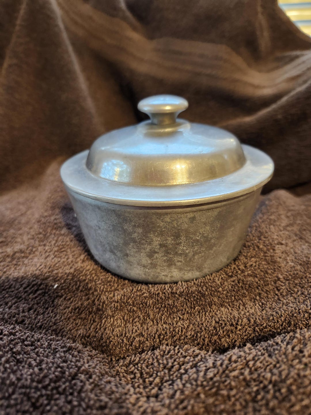 Colonial Style Wilton Pewter Compote Dish With Lid - Etsy