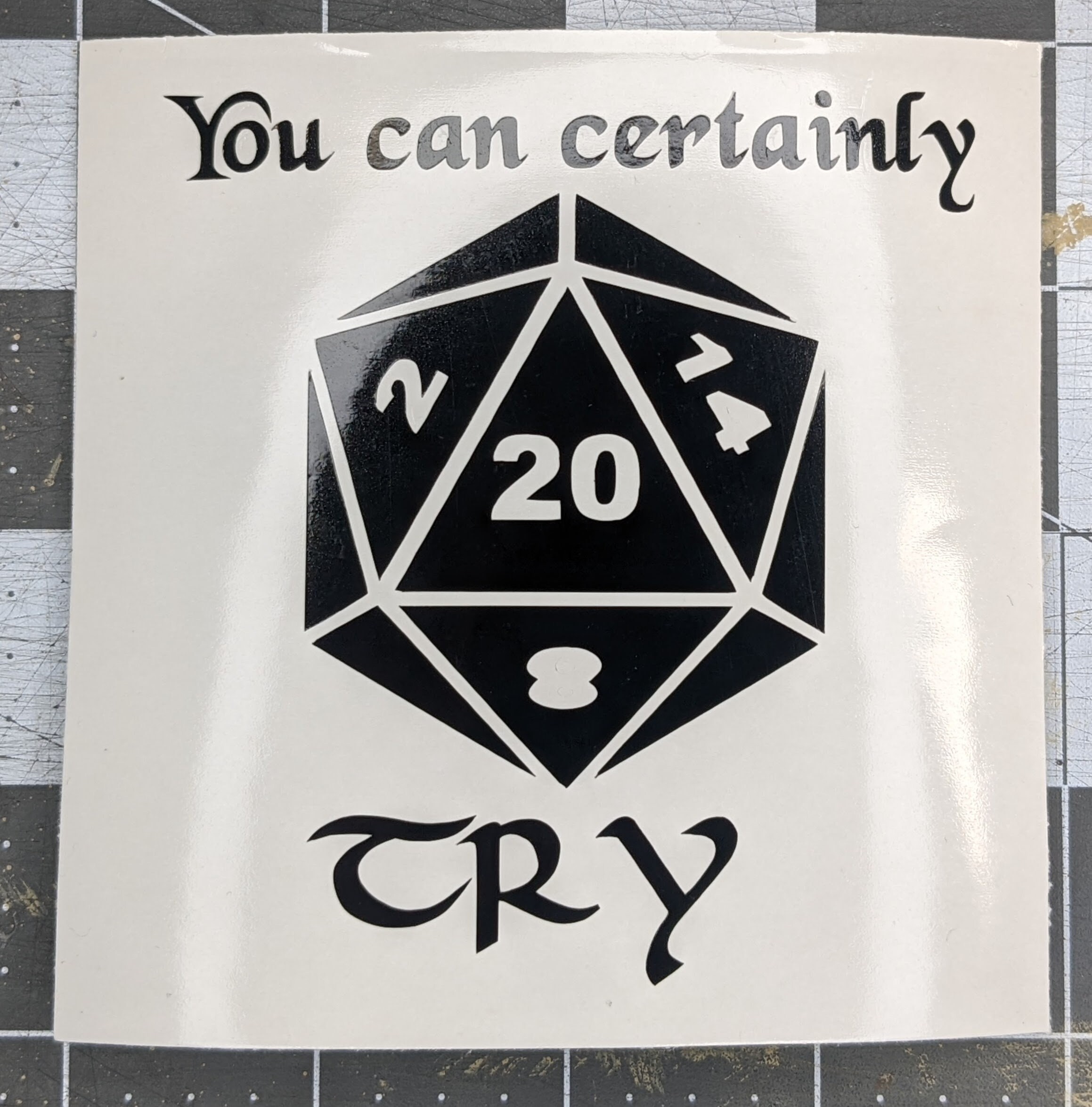 D&D D20 Decal - Etsy