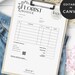 Florist Invoice, Small Business Invoice Customized, Flower Businesses ...