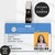 College Student ID Card Template Canva, Editable ID Badge, Customize ID ...