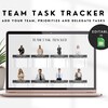 Team Task Tracker, Project Management Template, Priority Matrix, Team ...