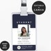 ID Card Template Canva, Editable Id Badge, College Student Id Card ...