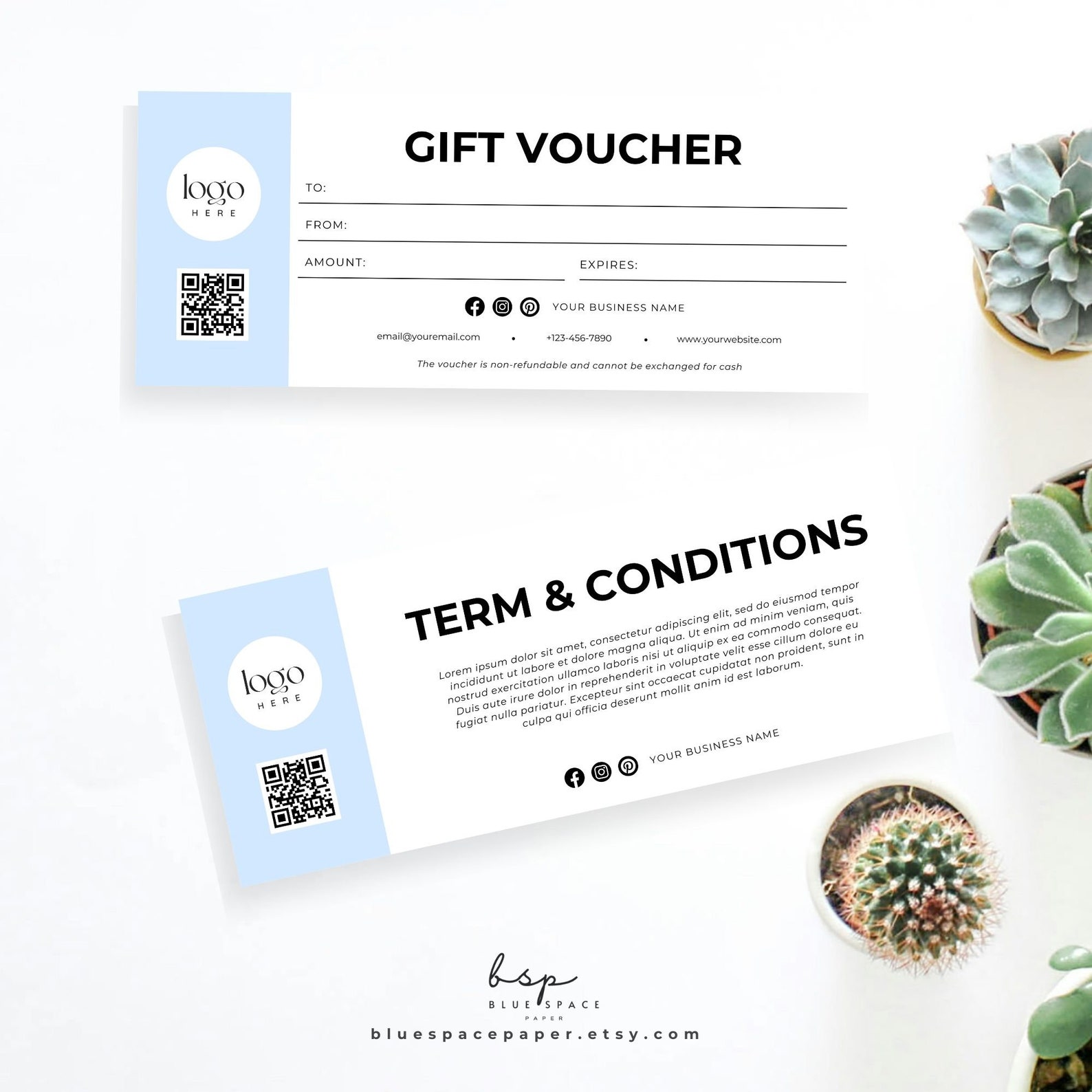 Cleaning Service Gift Certificate, Editable Gift Certificate Template ...