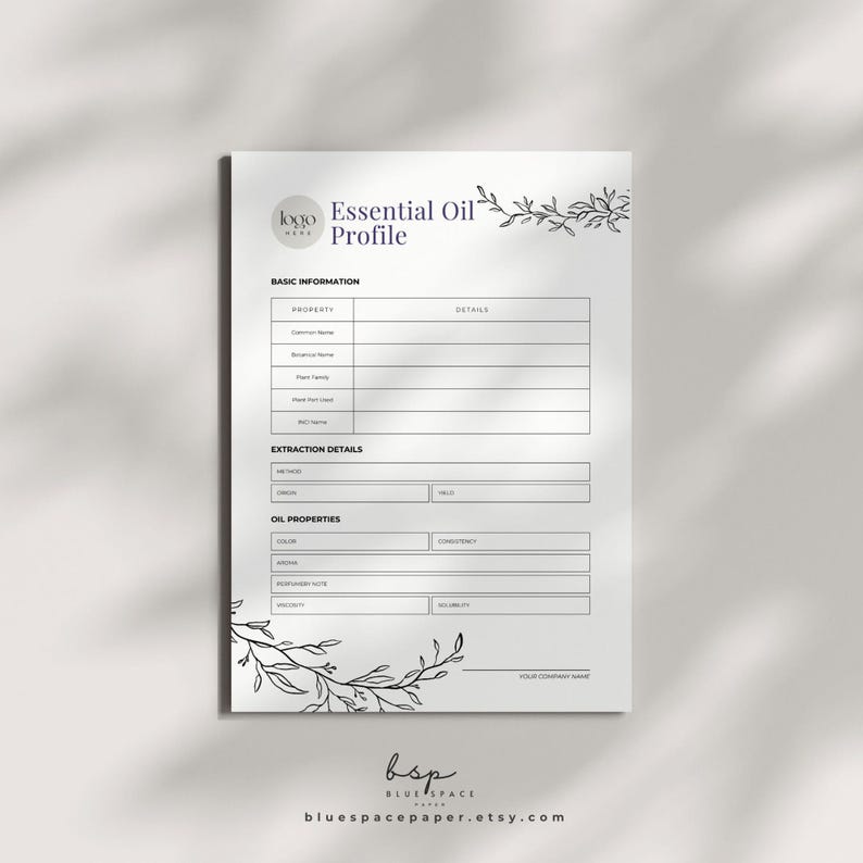 Essential Oil Profile, Aromatherapy Oil Diffuser, Essential Oil Guide ...