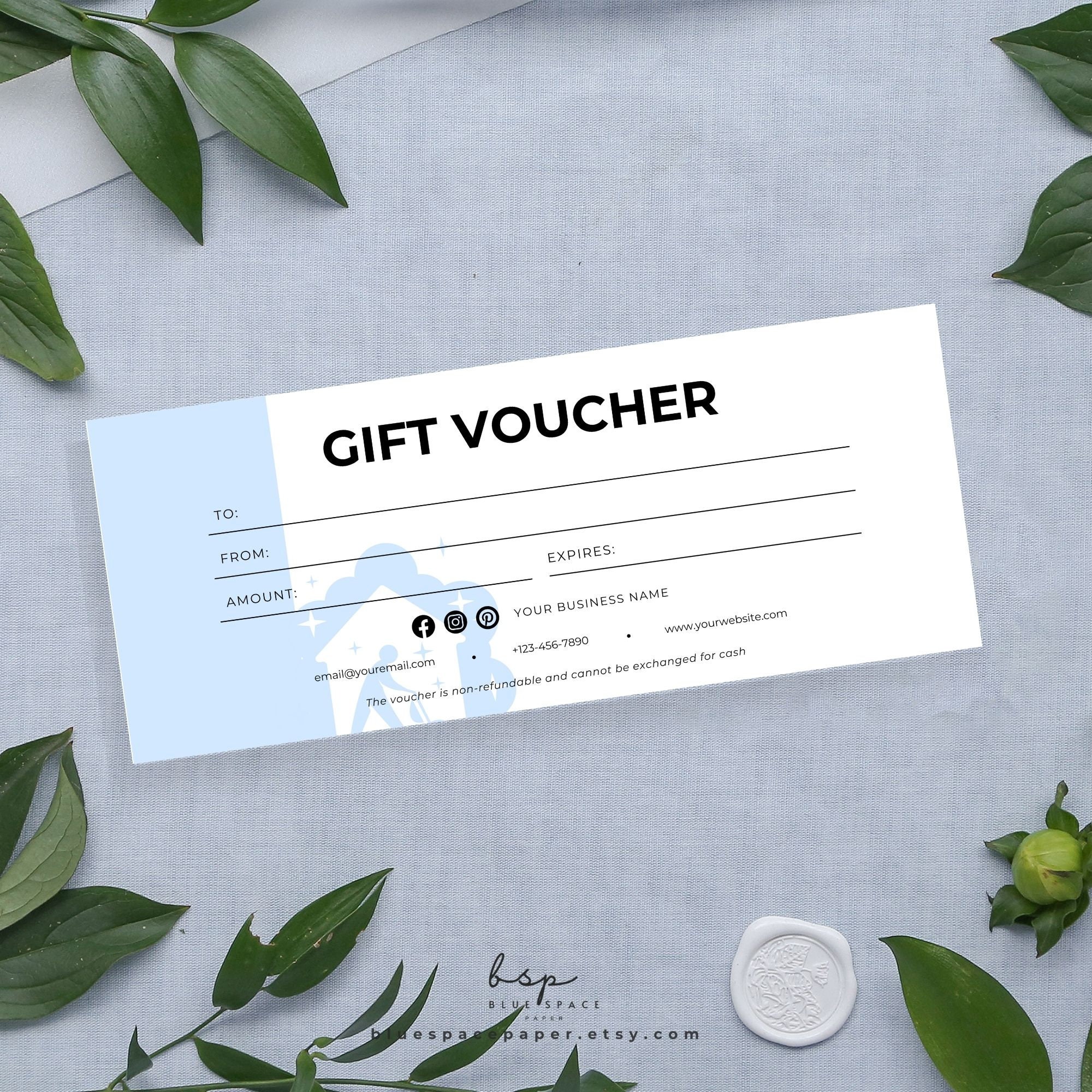 Gift Certificate for House Cleaning, Cleaning Service Gift Certificate ...