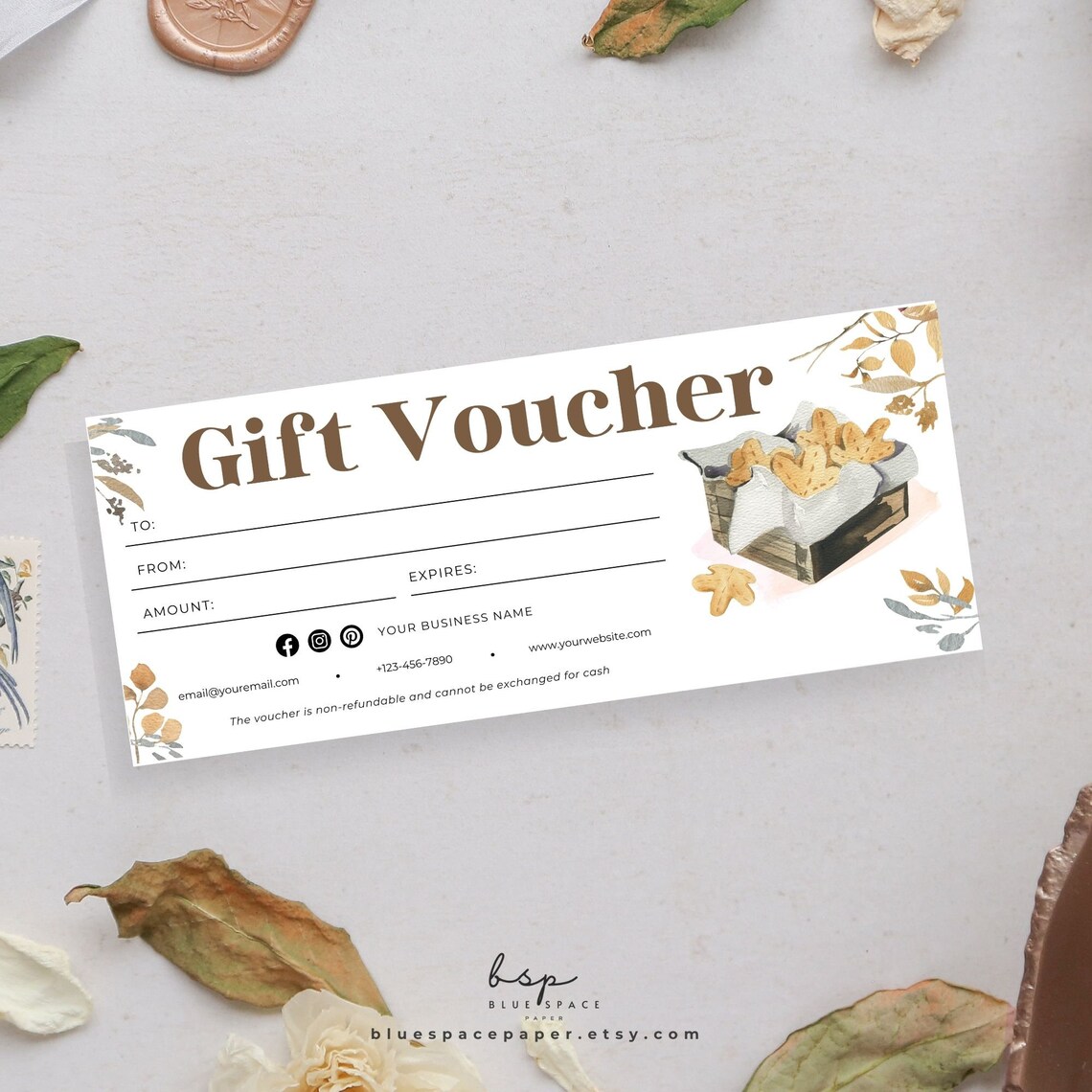 Baking Gift Certificate, Editable Gift Certificate Template, Gift ...