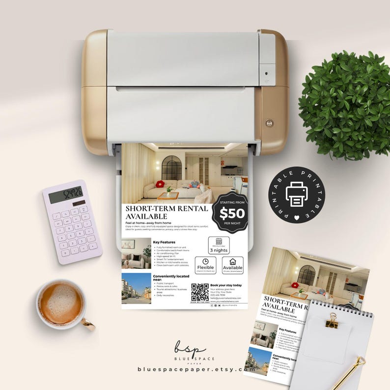 Short Term Rental Flyer, Vacation Rental Flyer, Airbnb Marketing Flyer ...