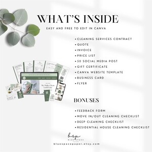 Commercial Cleaning Bundle, Office Cleaning Checklist, Cleaning Social ...