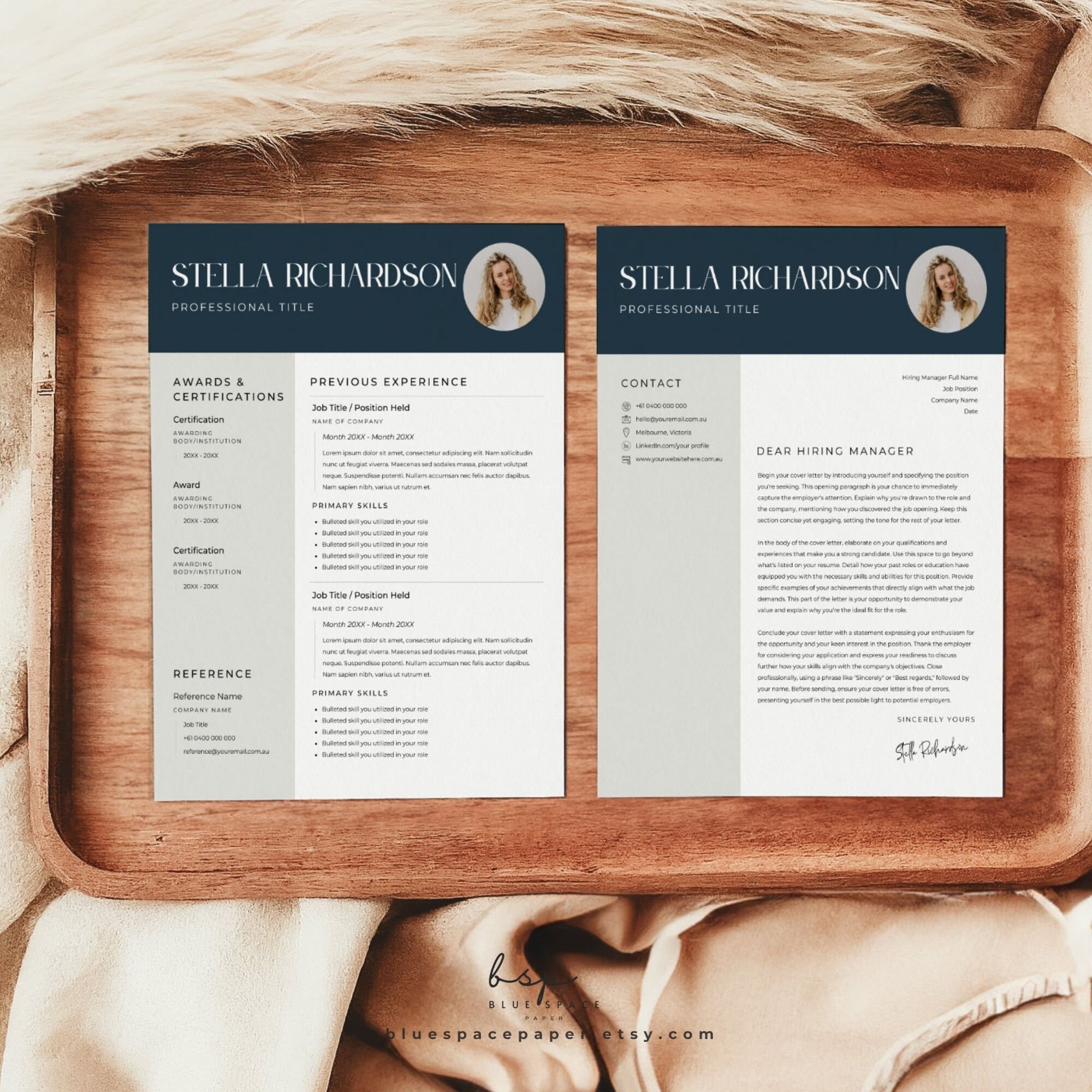 Teacher Assistant Resume, Minimalist CV Template and Cover Letter ...