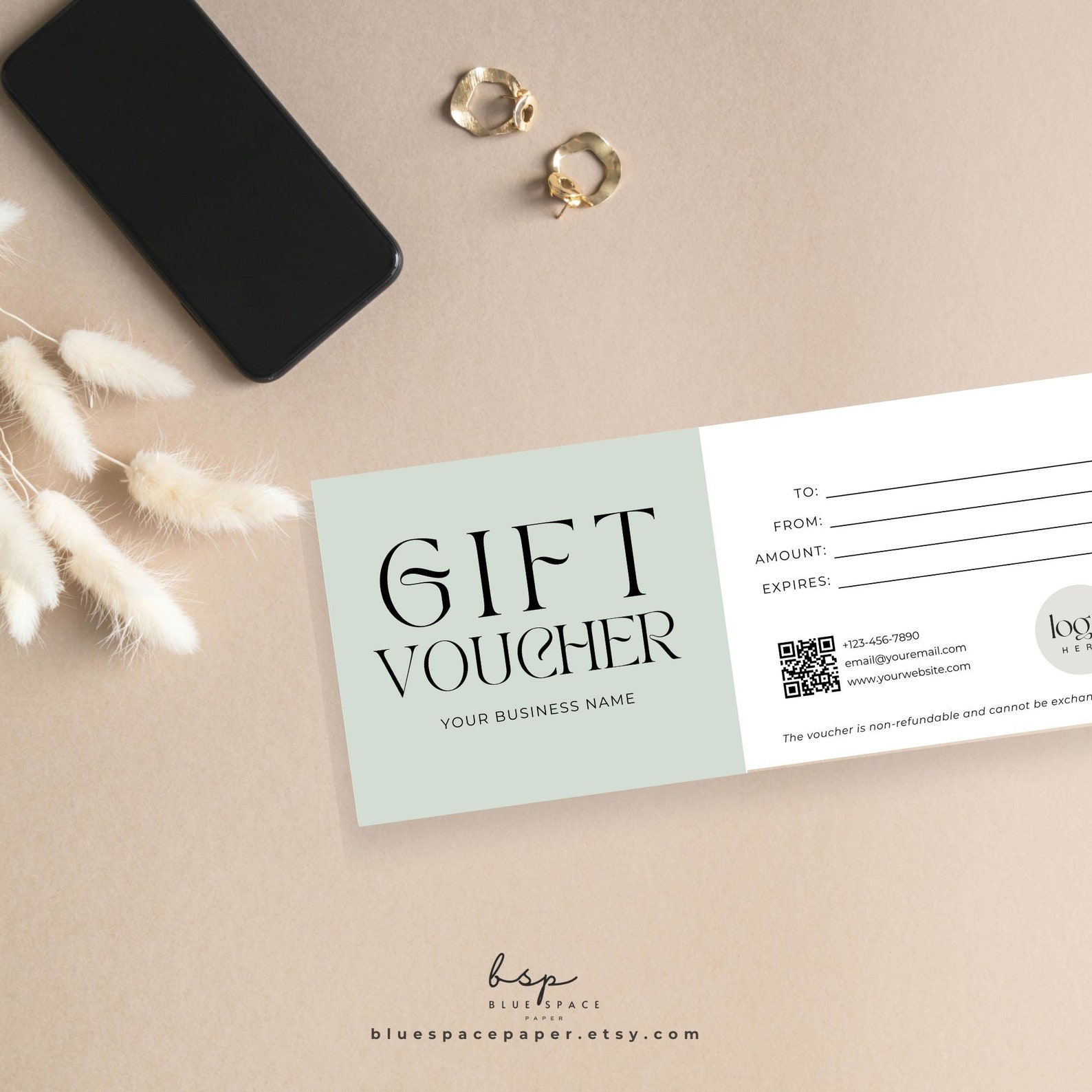 Ear Piercing Certificate, Editable Gift Certificate Template, Gift ...