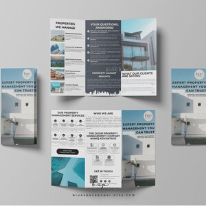 Property Management Brochure, Commercial Real Estate Brochure Template ...