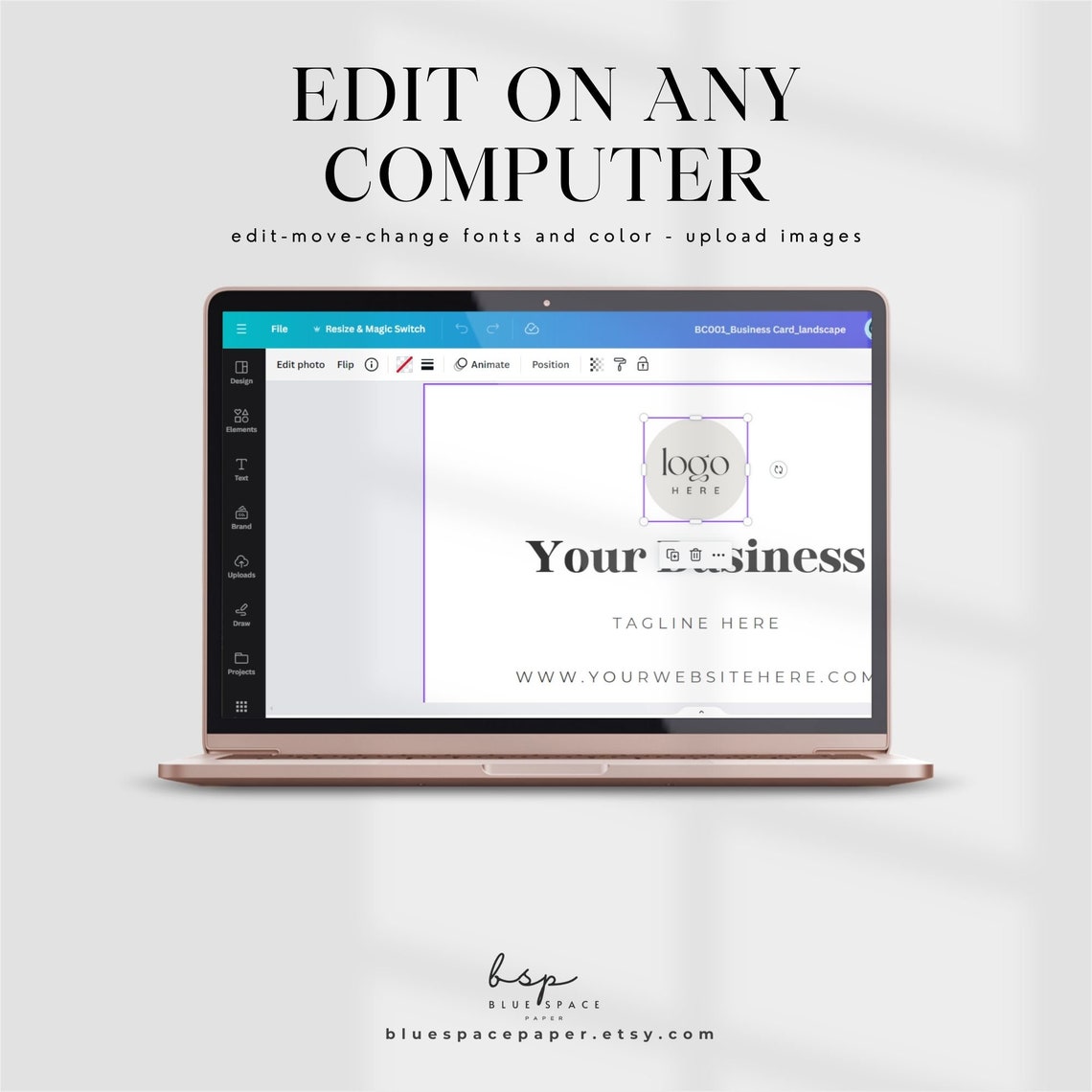 ID Card Template Canva, Editable Id Badge, College Student Id Card ...