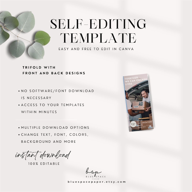 Non Profit Brochure Template, Fundraising Flyer Template, Nonprofit ...