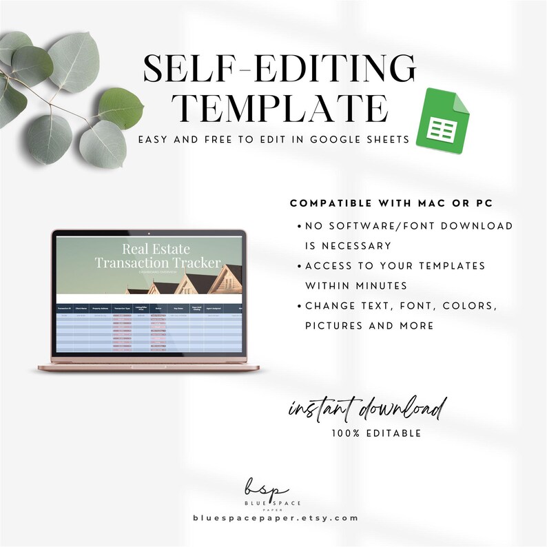 Real Estate Transaction Tracker Google, Property Agent Spreadsheet ...