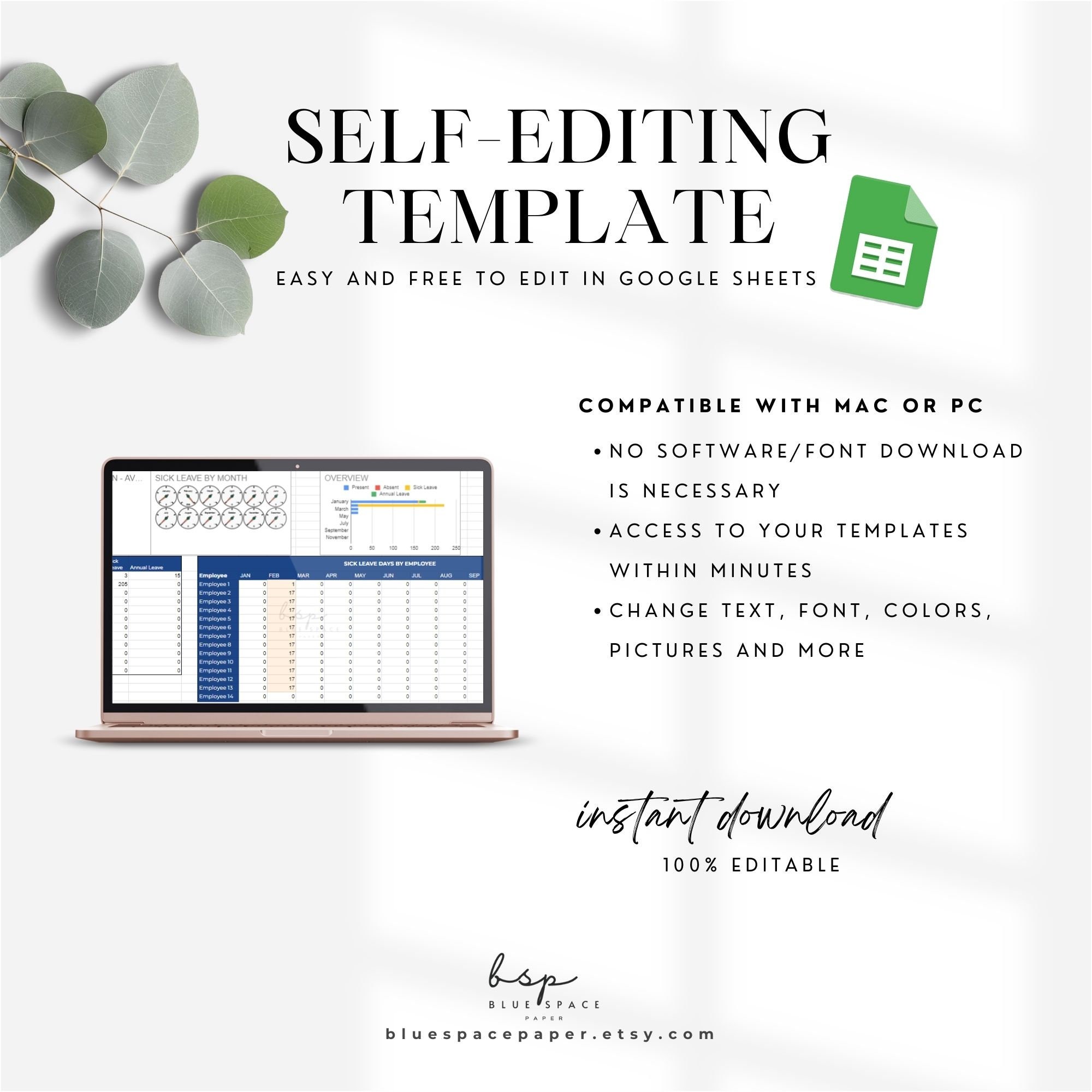 Attendance Tracker Employee, Team Management Google Sheets, Human ...