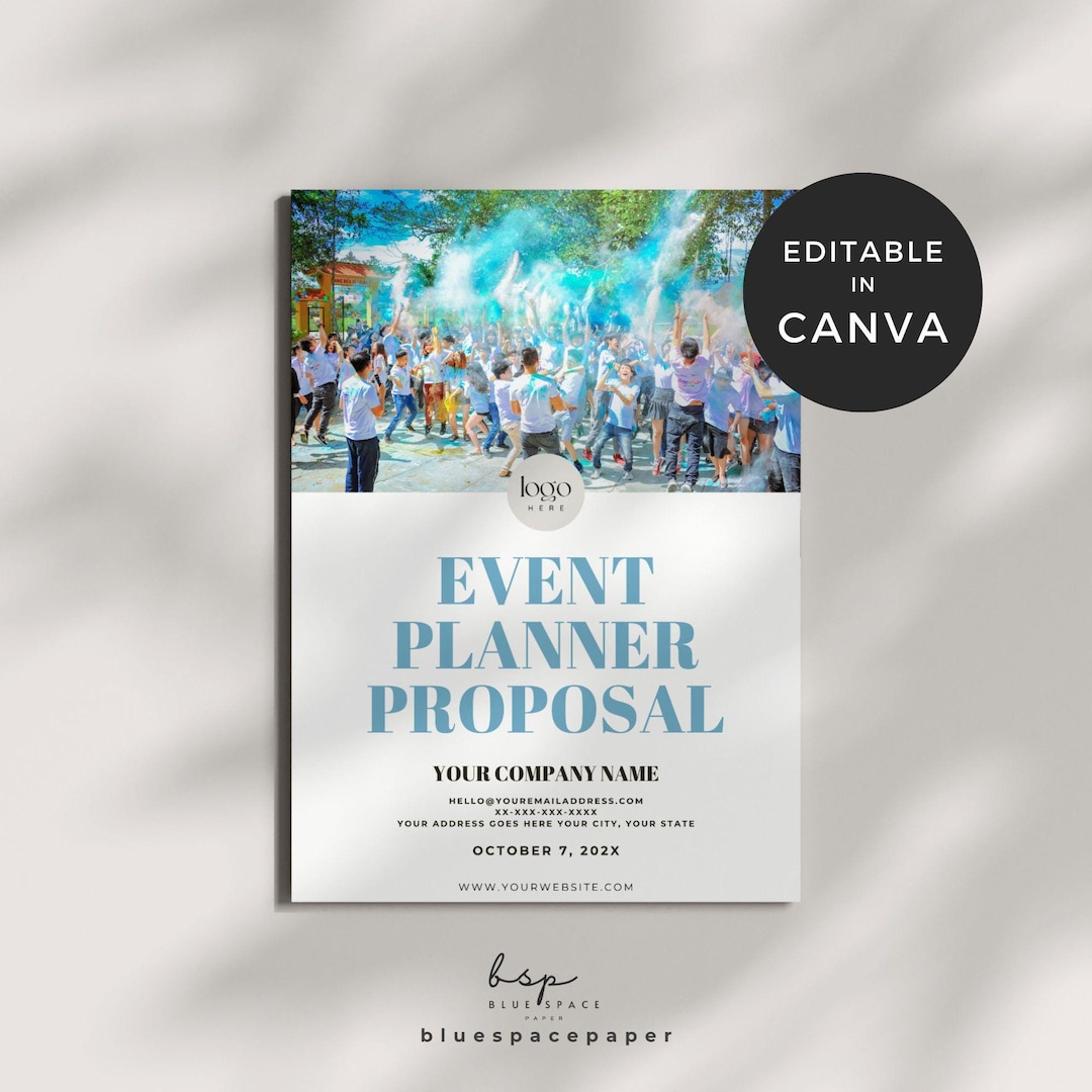 Event Planning Proposal Template, Event Management, Wedding Planner ...