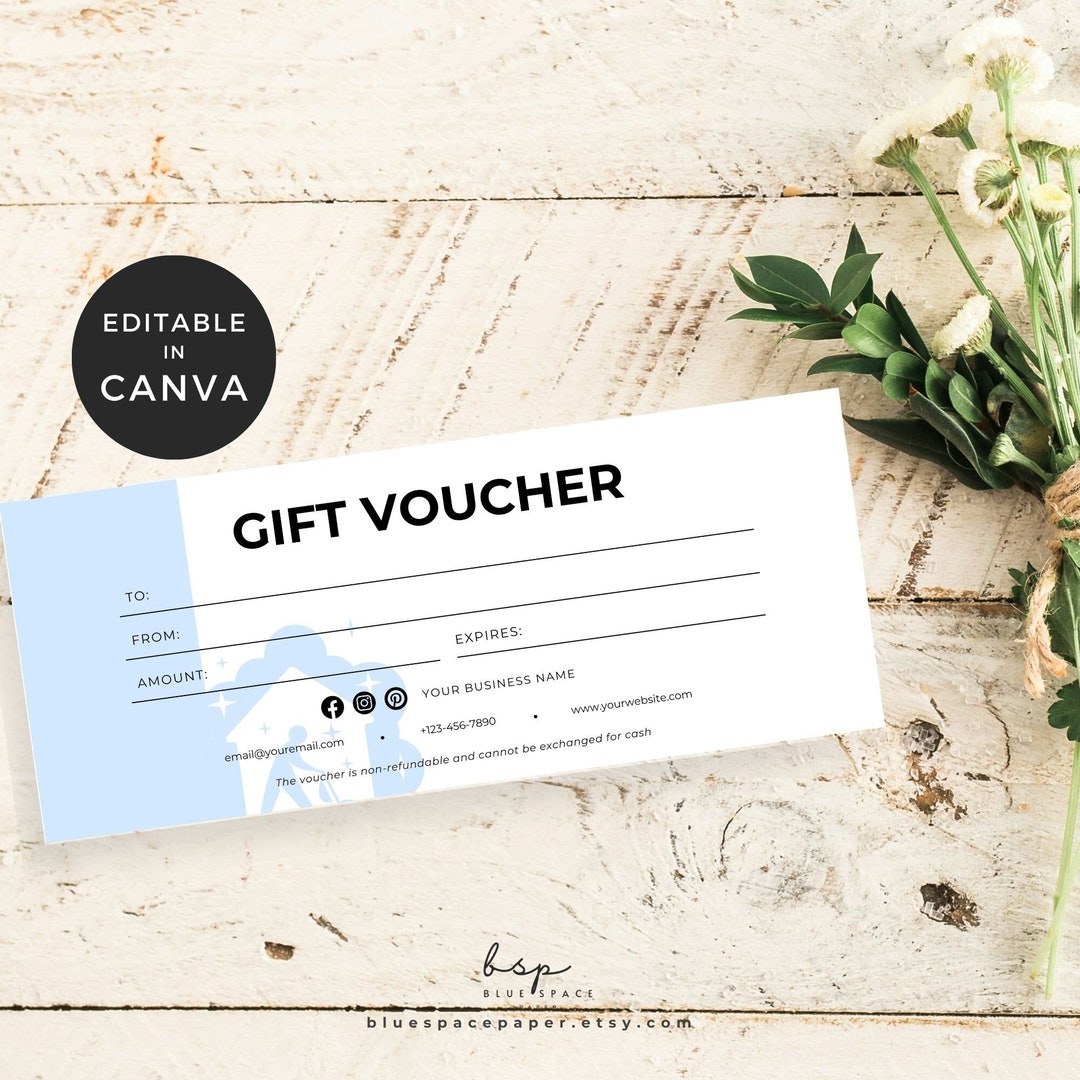 Gift Certificate for House Cleaning, Cleaning Service Gift Certificate ...