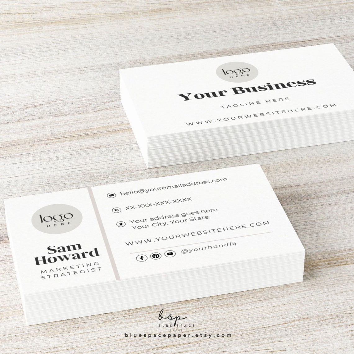 Financial Advisor Business Card, Consulting Business Card, Insurance ...