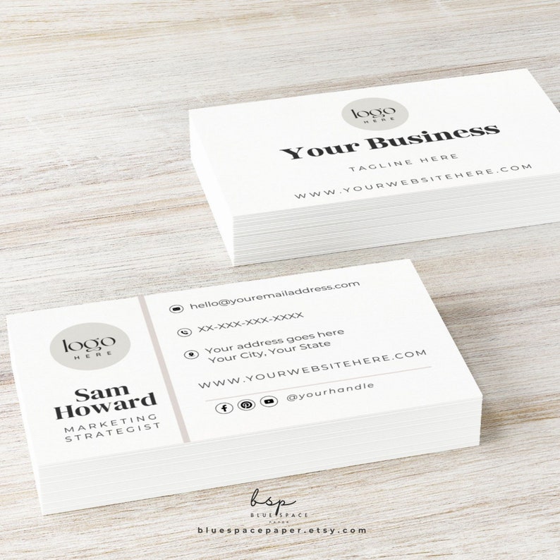 Financial Advisor Business Card, Consulting Business Card, Insurance ...